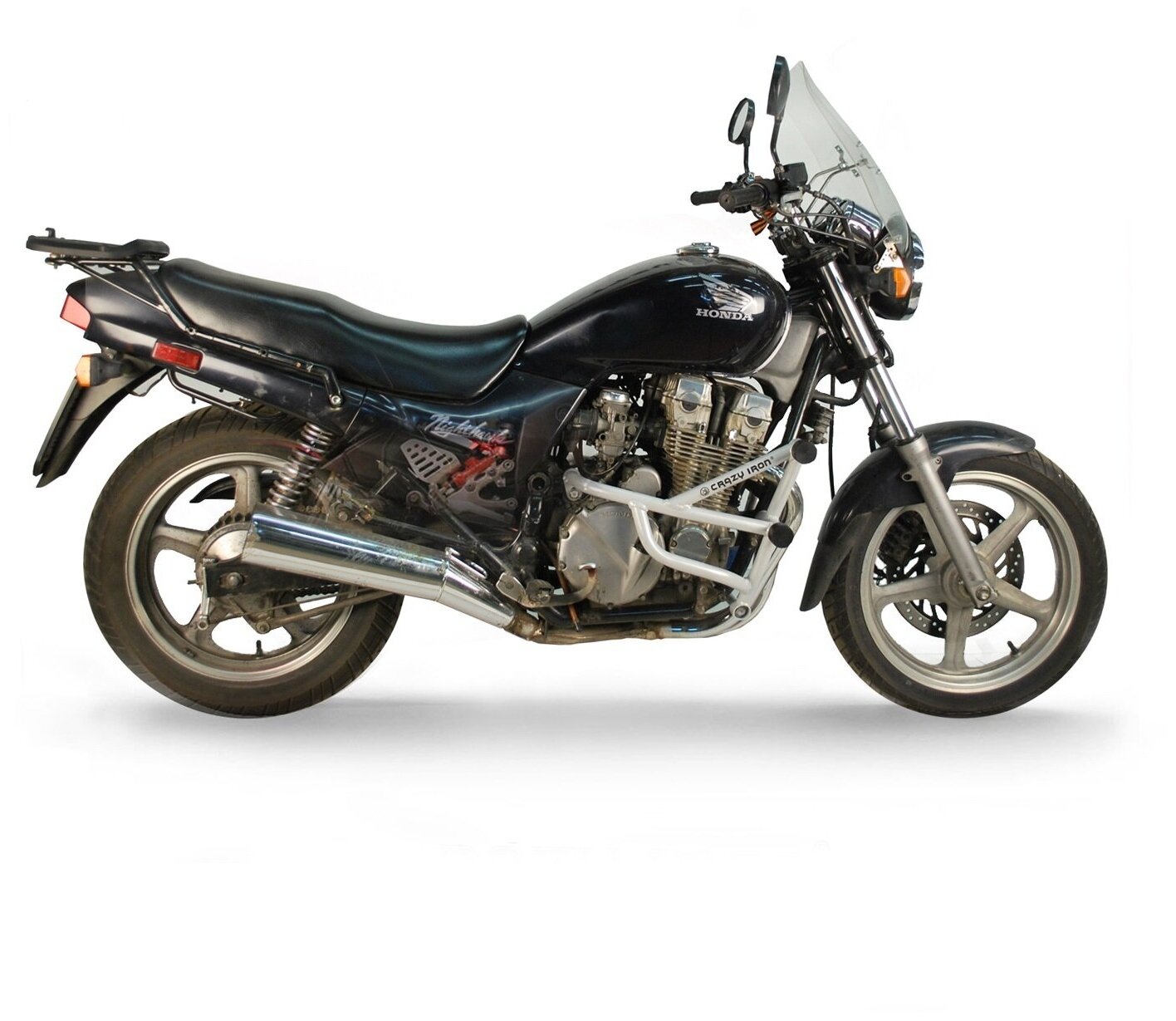 Клетка на мотоцикл HONDA CB750 91-07 PRO, черный матовый цвет