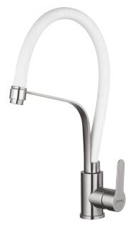 Смеситель для кухни Hansen HN54043-GF сатин-белый