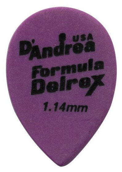 Медиаторы 72шт, маленькая капля, матовая поверхность. D Andrea RD358-1.14XH