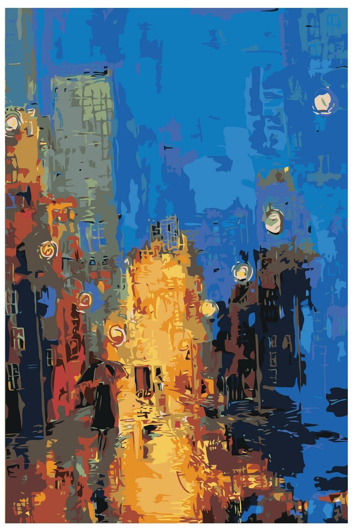 Картина по номерам, "Живопись по номерам", 48 x 72, Z-NA43