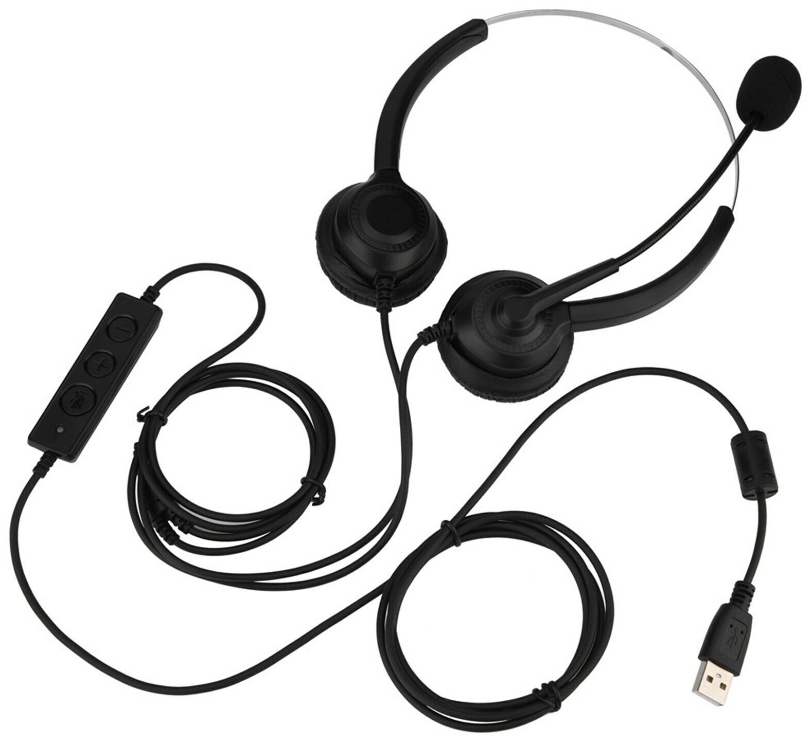 USB гарнитура для колл-центра с функцией отключения звука