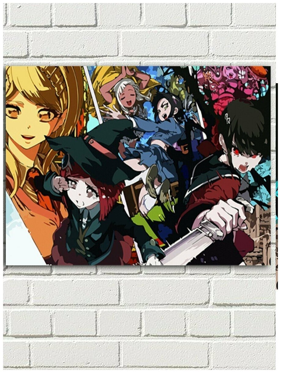 Картина по номерам аниме игра манга (Данганронпа) - 8854 Г 30x40