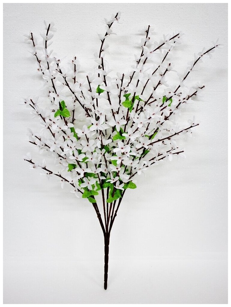 Форзиция искусственная 60 см, бренд CONEKO - декор для дома и офиса