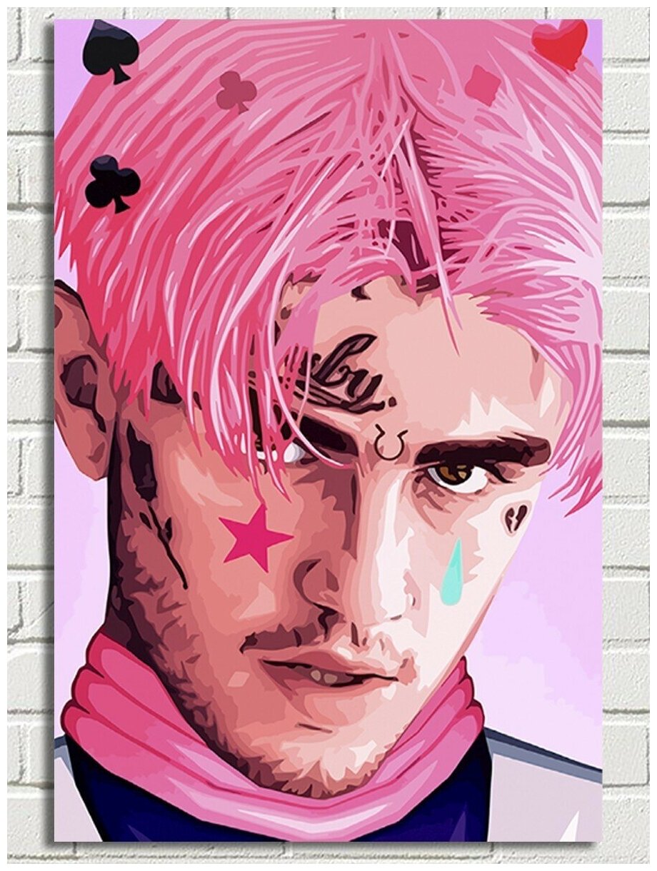 Картина по номерам музыка Lil Peep (Лил Пип) - 8697 В 60x40