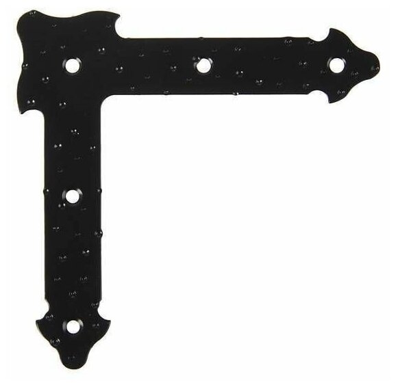 Уголок декоративный прямой ноэз УДП 165-SL черный матовый