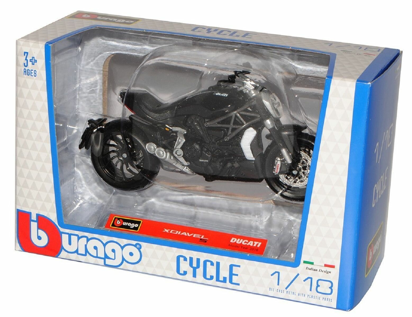 Bburago мотоцикл коллекционный 1:18 "CYCLE XDIAVEL S DUCATI"