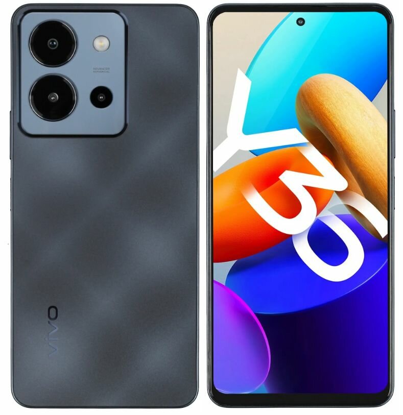 6,64" Смартфон vivo Y36 8/128 ГБ (Y36) 2023, черный
