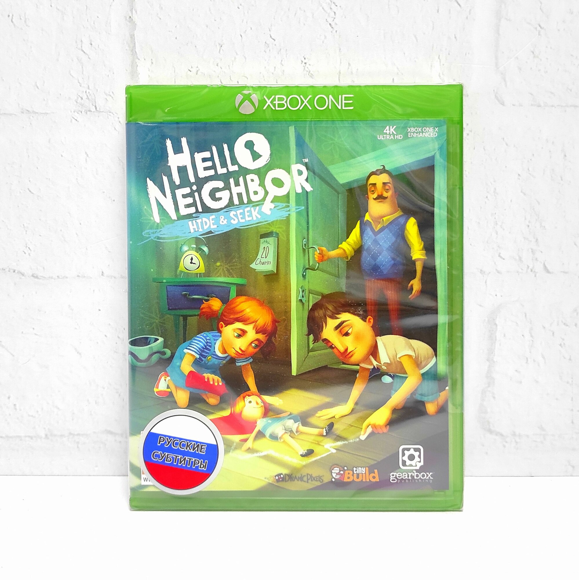Hello Neighbor: Hide and Seek Привет Сосед: Переполох Русские субтитры Видеоигра на диске Xbox One / Series