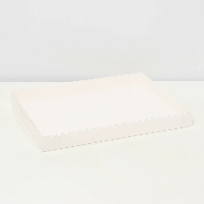 Коробка для печенья, кондитерская упаковка, 23,5 х 30 х 3 см