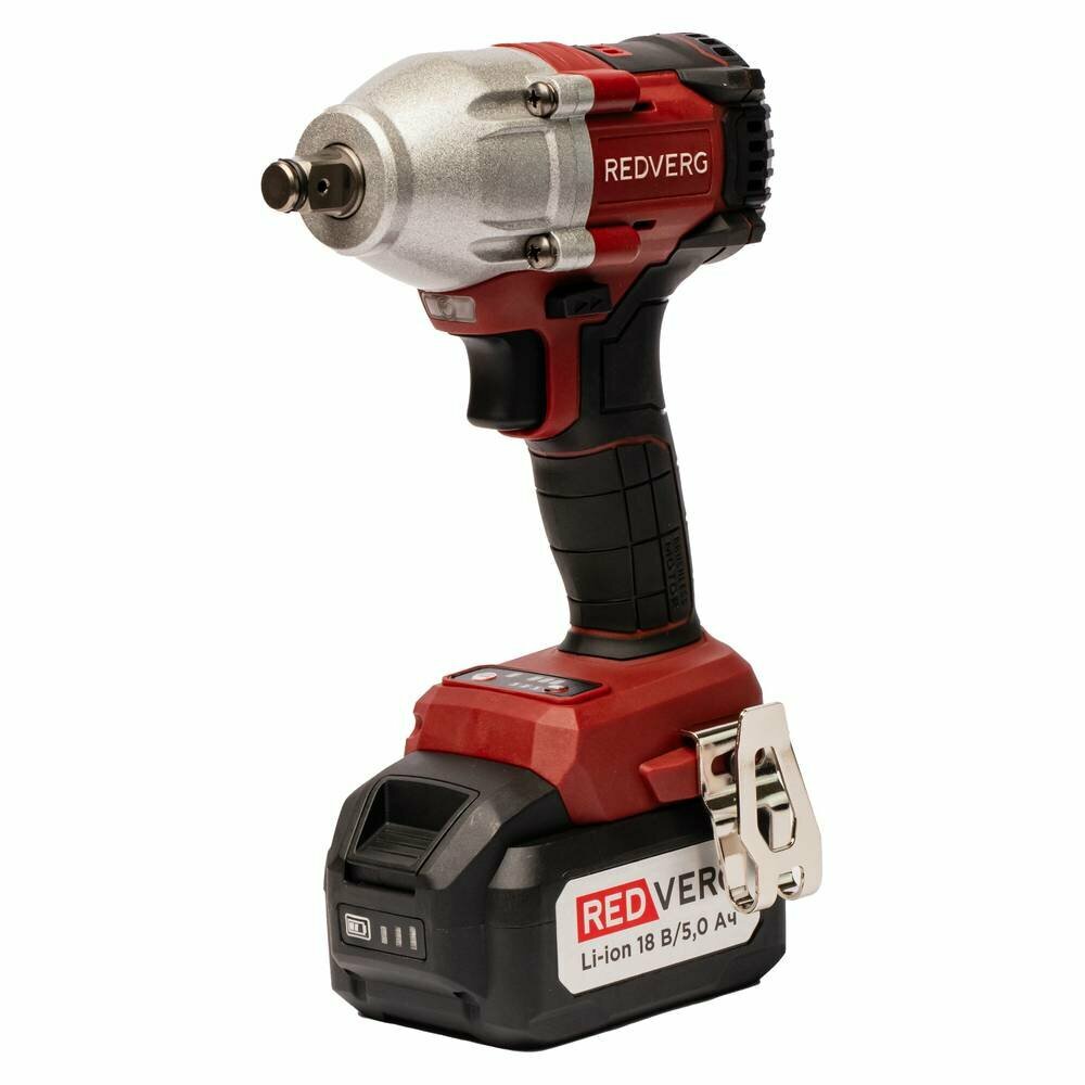 Гайковерт аккумуляторный ударный бесщеточный REDVERG RD-IW18BL-500K/U