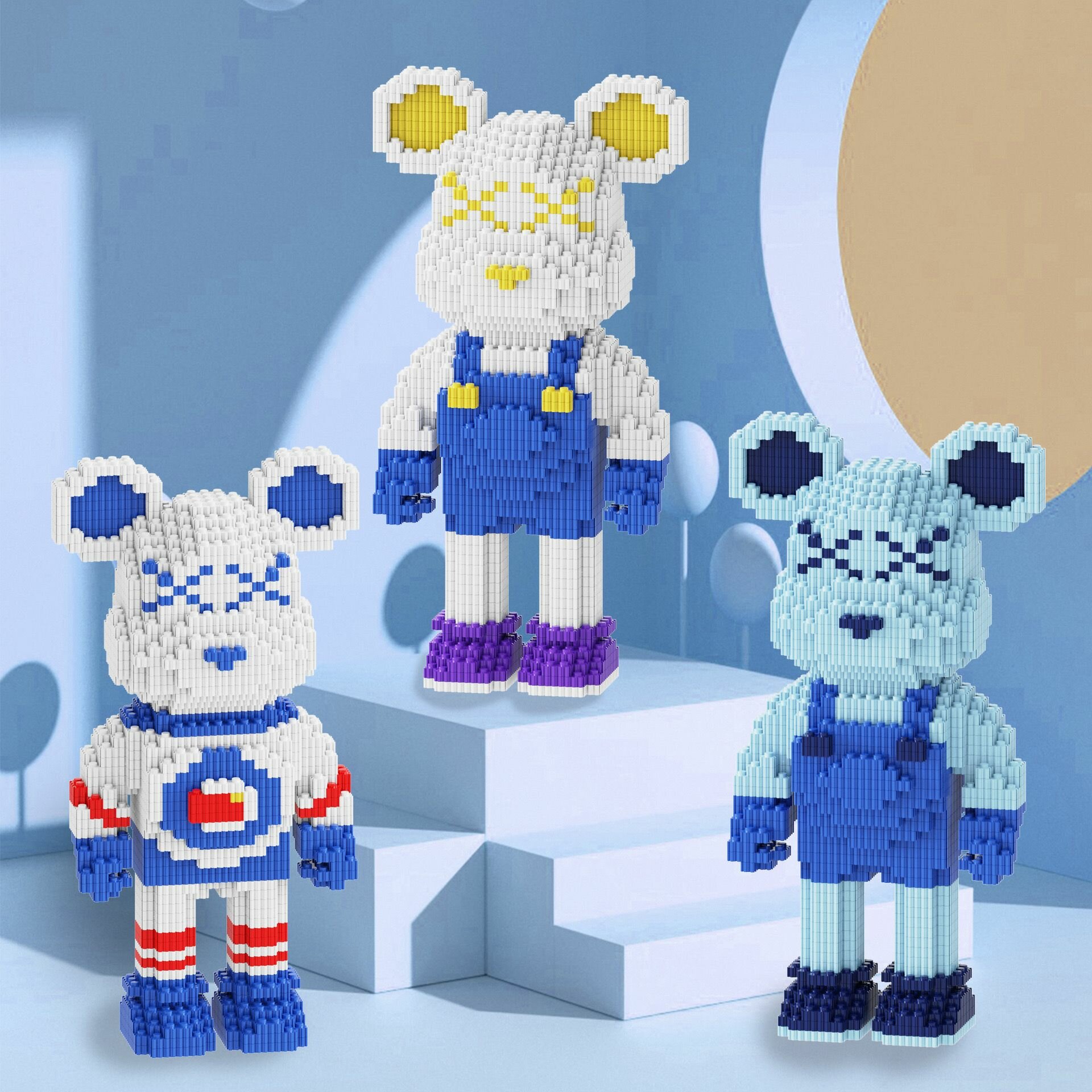 Конструктор 3Д Bearbrick — фото 1