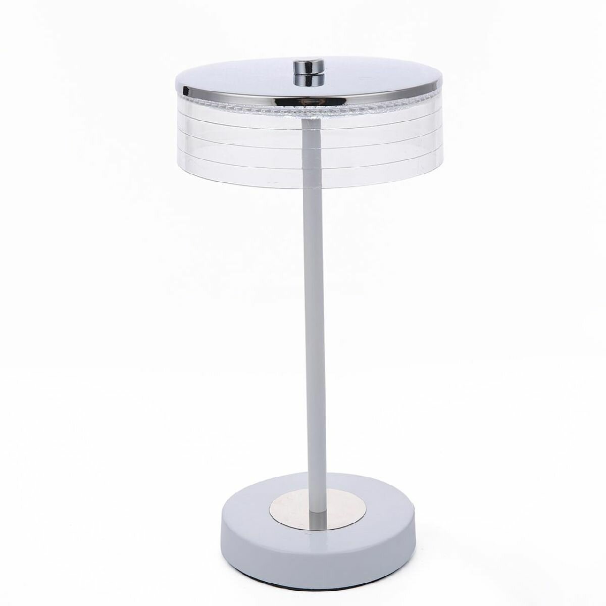 Настольная лампа Lumion Satiana 8252/1TL, бесцветный/белый, стекло, LED