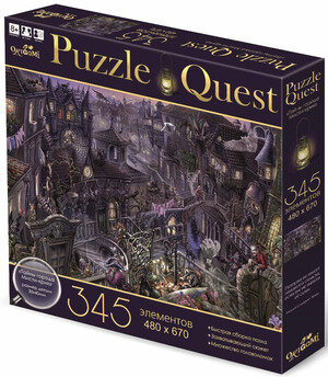 Пазл-квест 345 элементов. Мисти-Крик. 480х670 мм. (08093, оригами)
