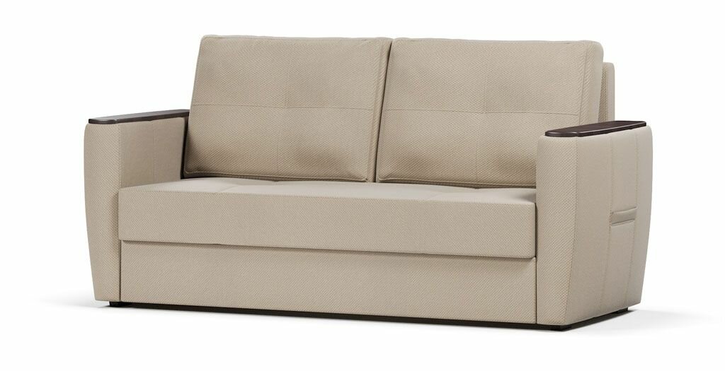 Диван-кровать Майами II 120, 154х90х88 см, велюр Amigo Beige, механизм Софа, прямой диван раскладной маленький
