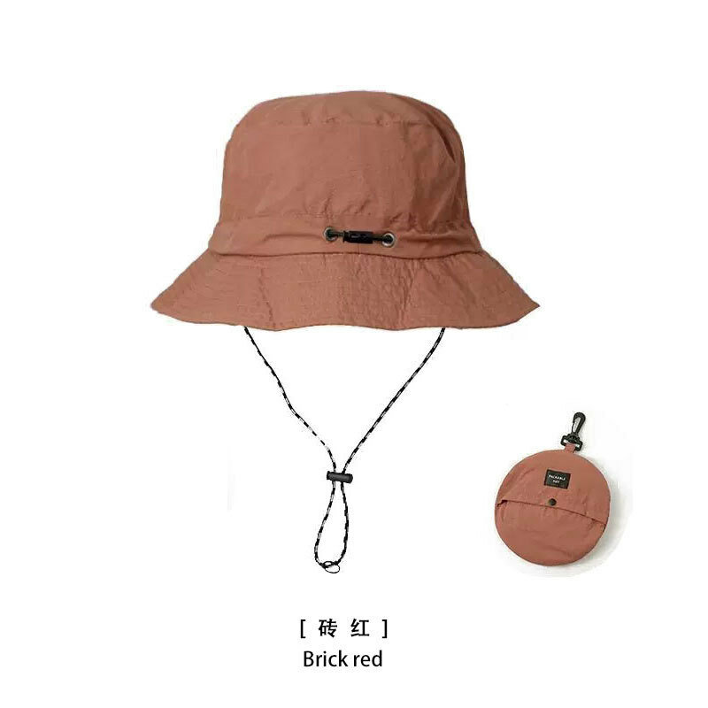 Шляпа "Взрывной стиль", водонепроницаемая, регулируемый размер, кирпично-красная