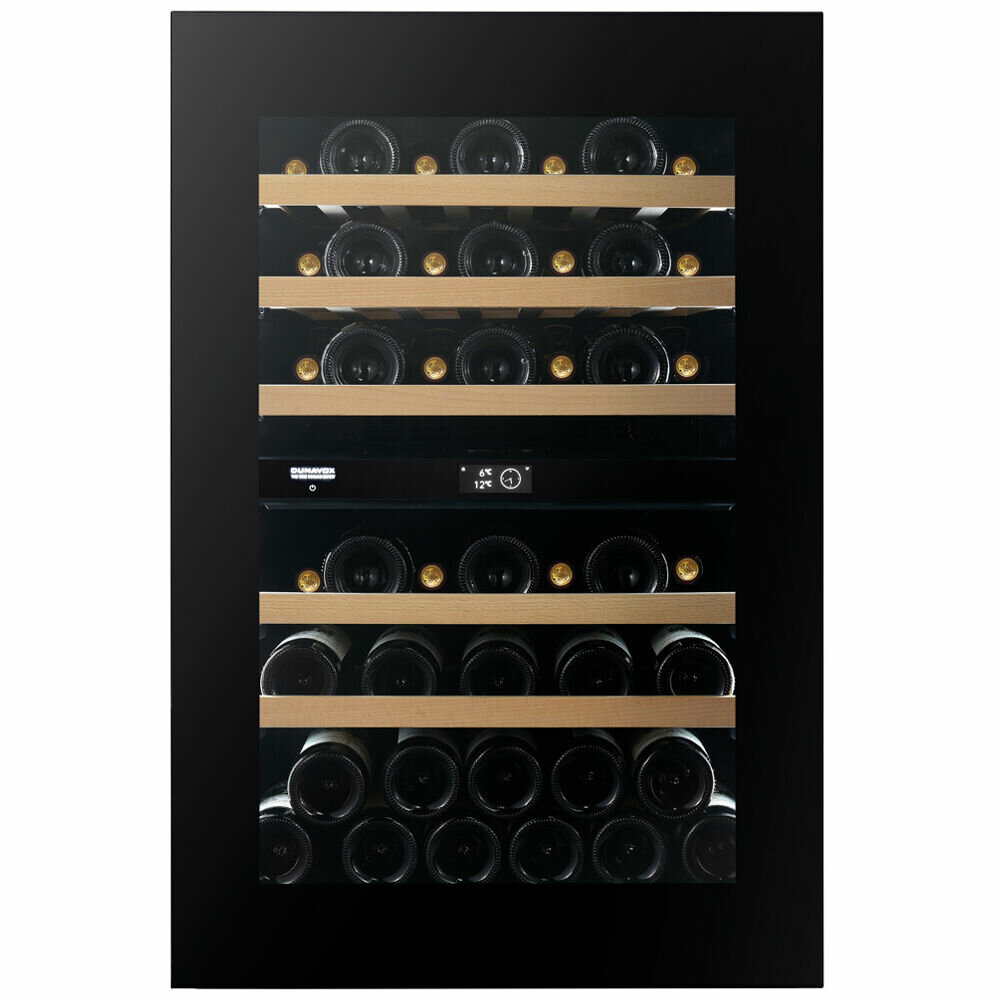Встраиваемый винный шкаф Dunavox DVN-44.120DB. TO