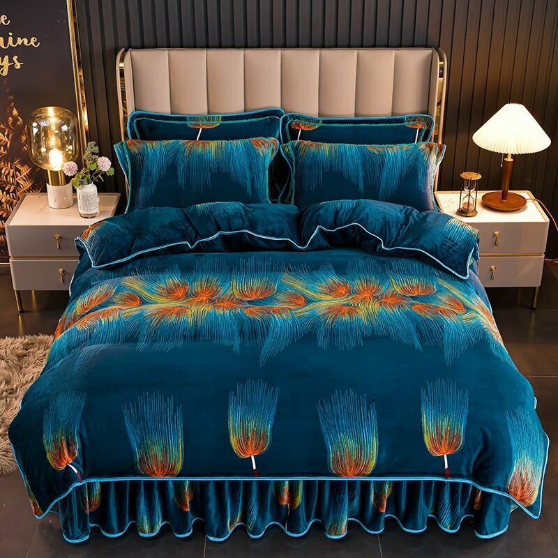 Комплект кровати из четырех предметов 2-х спальное 200х230 см, зимнее-BF