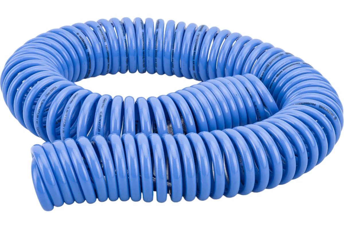 INTERTOOL Шланг спиральный полиуретановый 5.5*8мм, 15м PT-1708