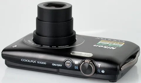 NIKON Фотоаппарат nikon coolpix s3200 черный