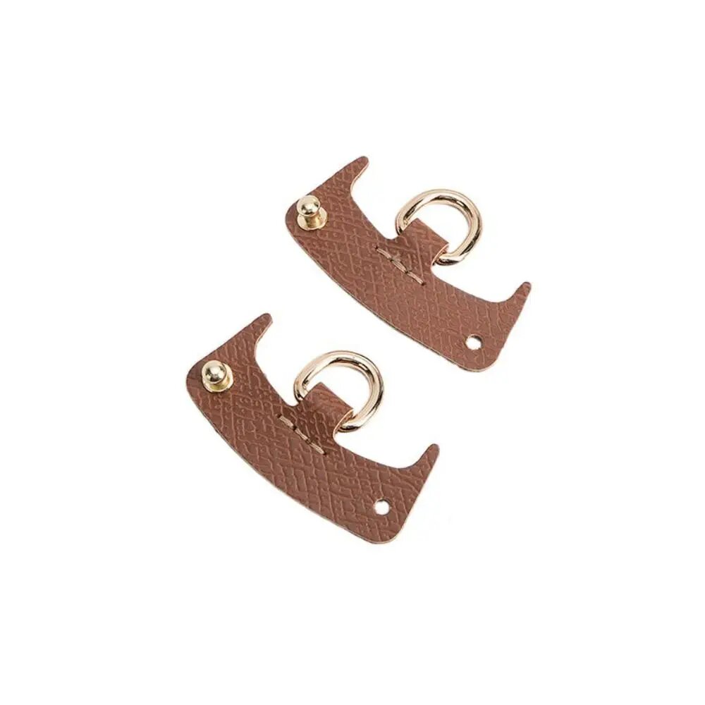 Коричневые кожаные крепления для сумки, Brown Buckle C