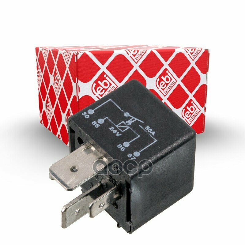 Реле DAF MAN SCANIA VOLVO (24V,50A,4 контакта) FEBI Febi арт. 09865