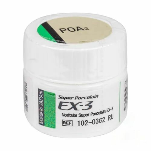 Стоматологический материал Noritake EX-3. Масса керамическая для металлокерамики Норитаки. Паста-опак A2 (6 гр)