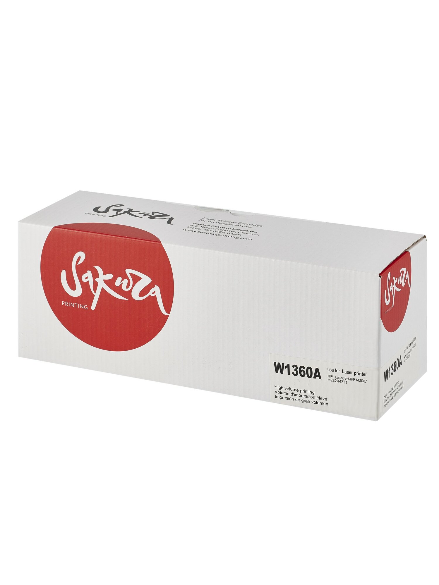 Картридж Sakura W1360A (136A) для HP LaserJet M211d/M211dw/M236d MFP/M236dw MFP/M236sdn MFP/ M236sdw MFP, черный, 1150 к.