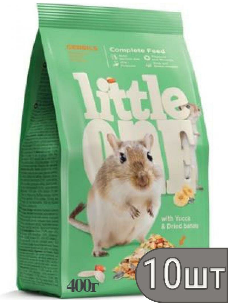 Little One Набор 10 шт Корм для песчанок, 400г 4 кг