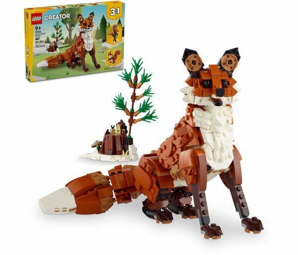 Конструктор LEGO Creator 31154 Рыжая лисица 3 в 1 (Lego 31154)