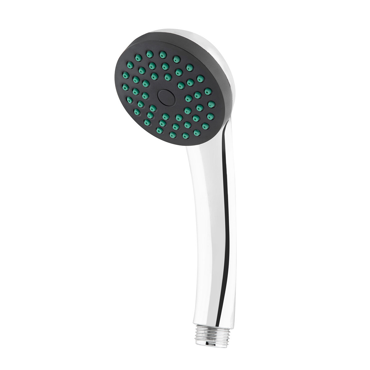 Лейка для душа "Рыжий кот" SH-651, круглая, 1 режим, цвет: серебро