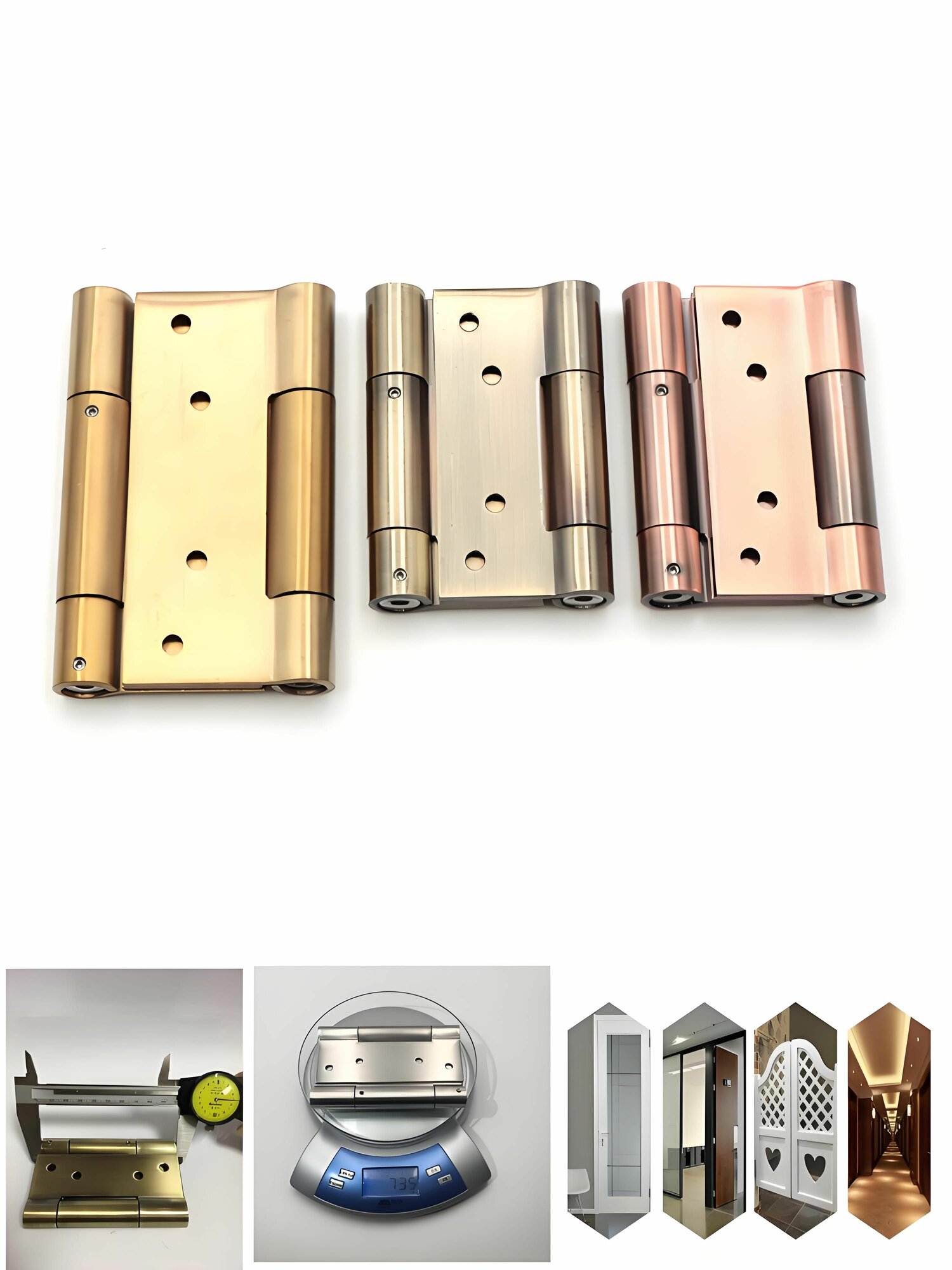 Пружинная петля для двустороннего открывания двери