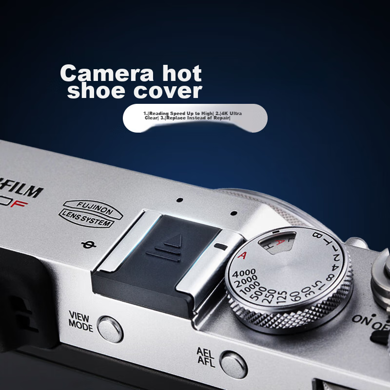 Кейс JJC Compatible with Fuji Hot Shoe Cover XS20 X-S10 XT30 Second Generation XT20 XT5 XT4 XT3 XH2S XE4 XA5 XT200 X100V Mirrorless Camera Accessories