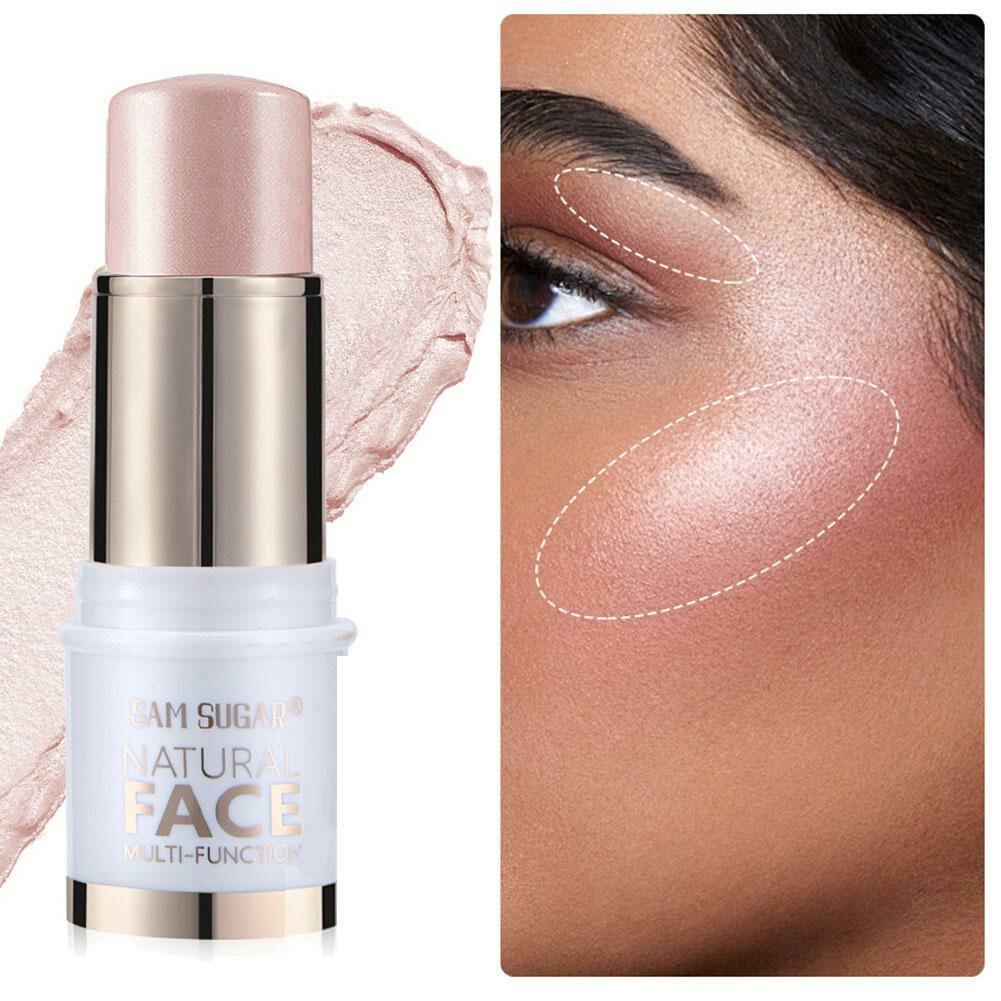 Матовые румяна для лица мультифункциональный стик для макияжа, хайлайтер и контуринг, для век и губ и скул и тела