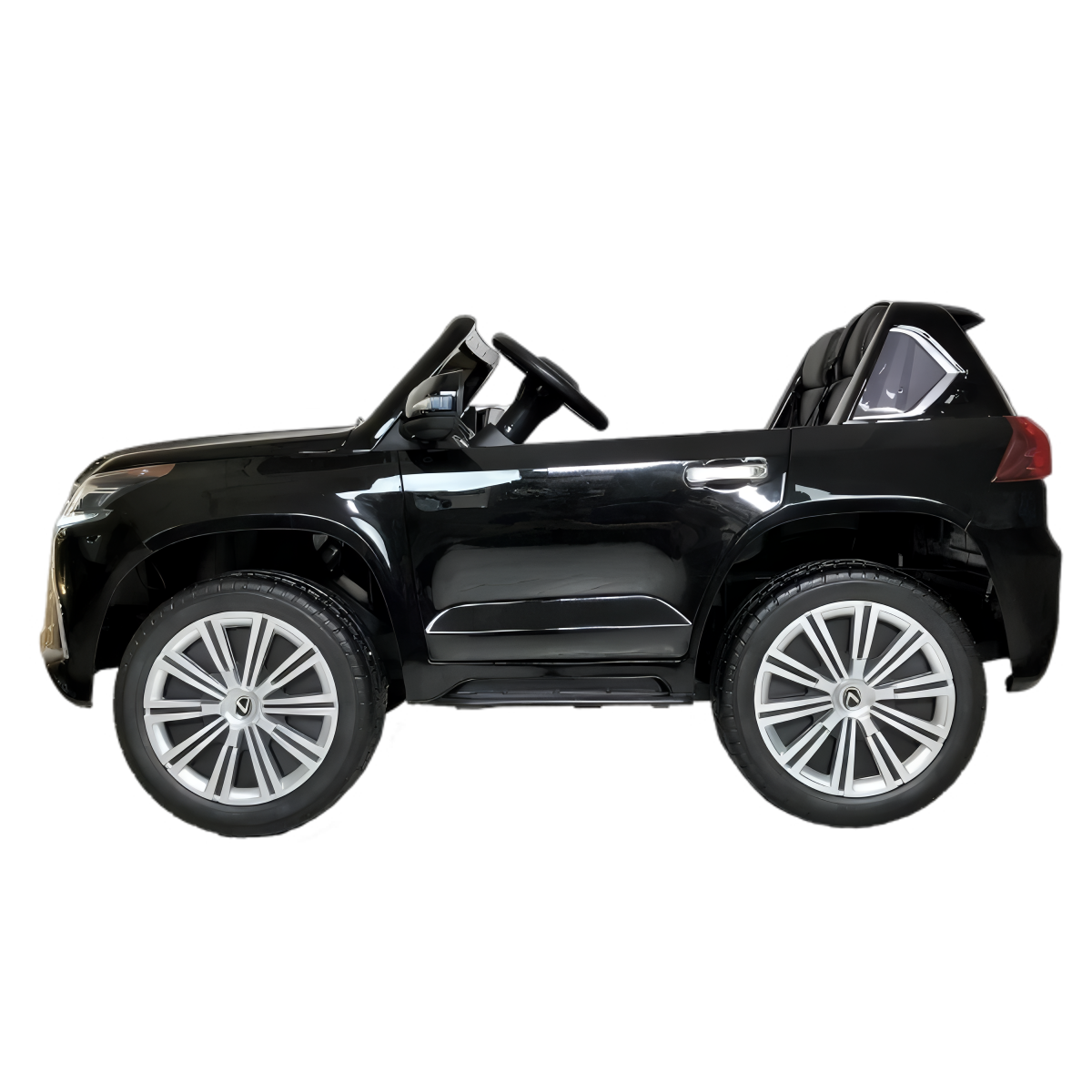 Электромобиль Lexus LX570, для детей от 1 до 8 лет, аккумуляторный, чёрный