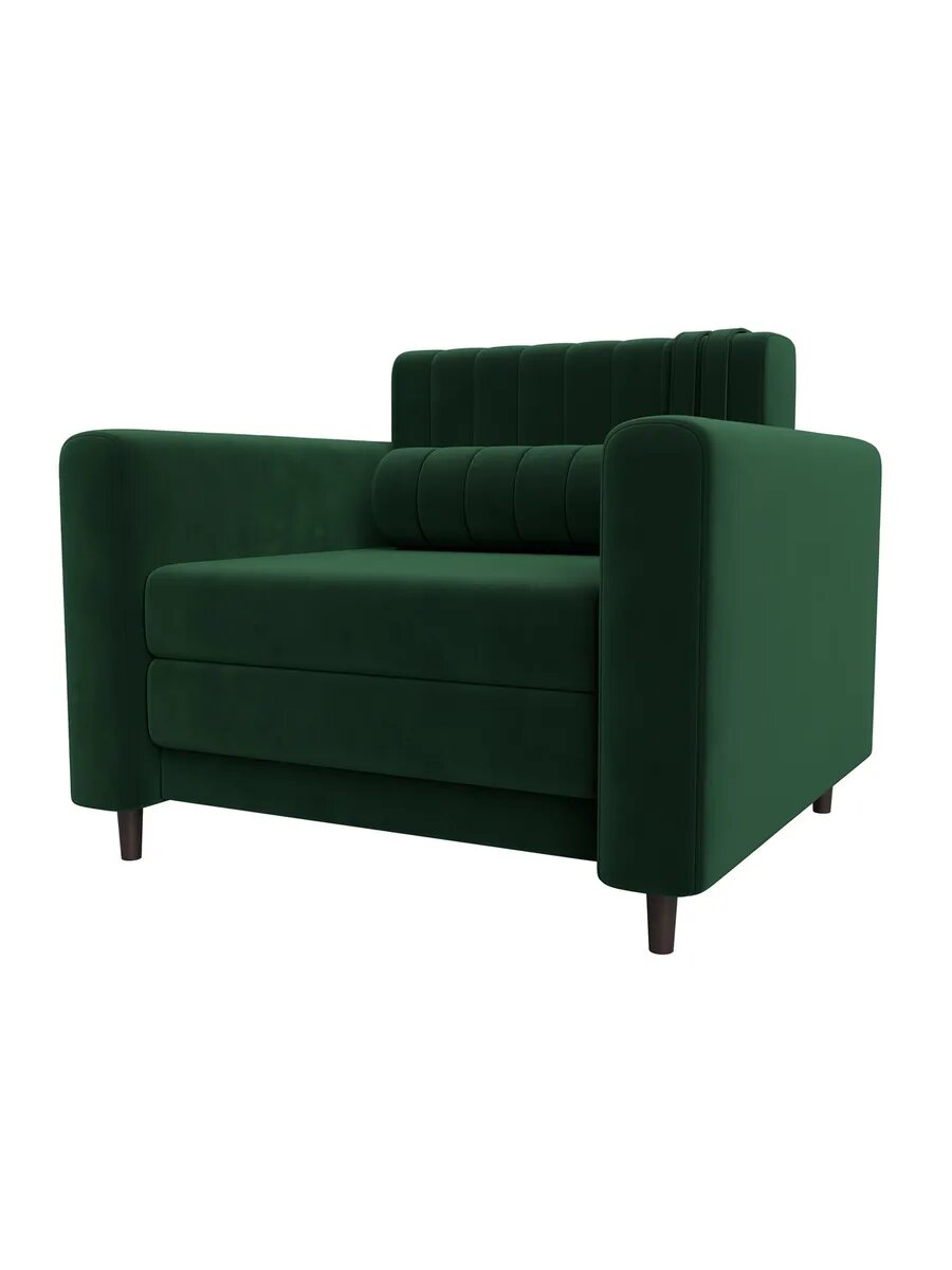 Кресло из серии Браун, 95х87х93 см, раскладное на ножках, велюр