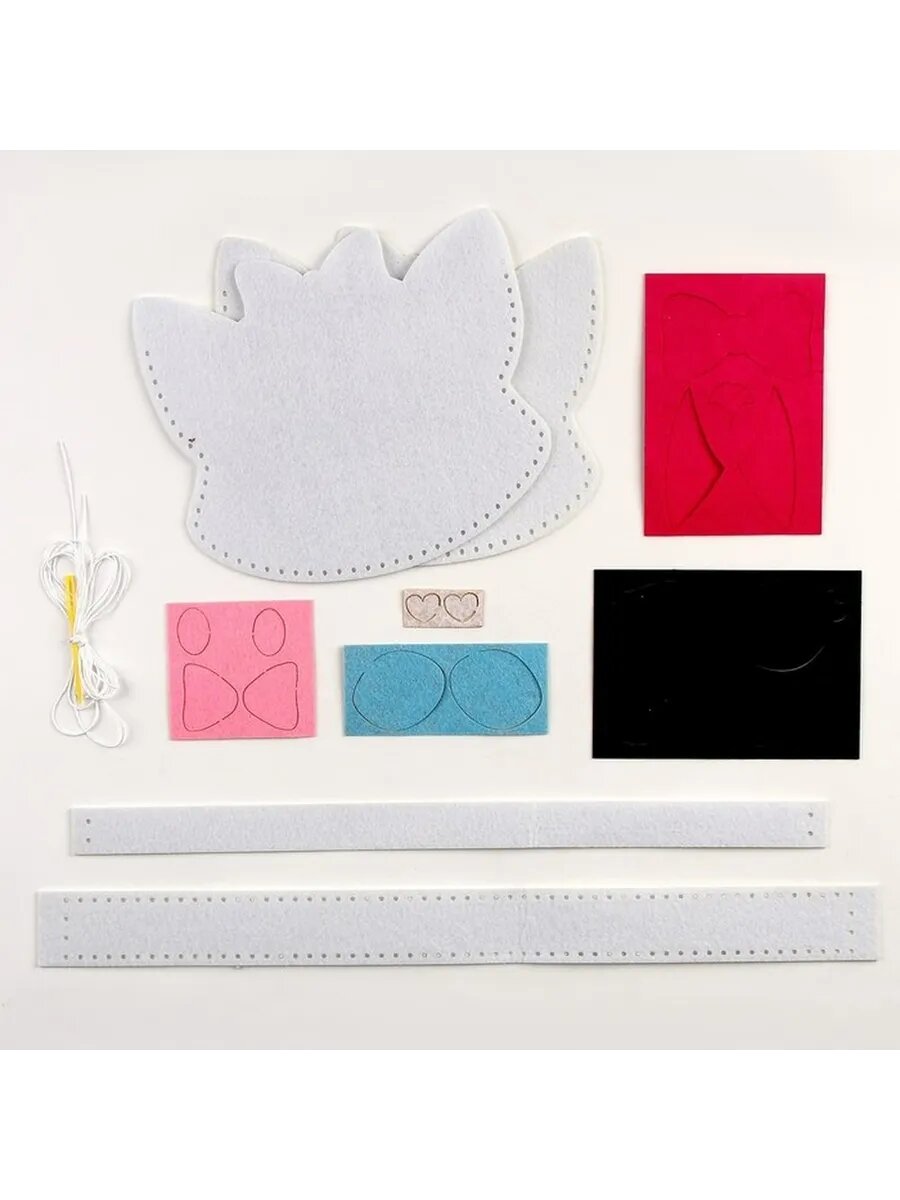 Творческий набор для пошива милой фетровой сумки