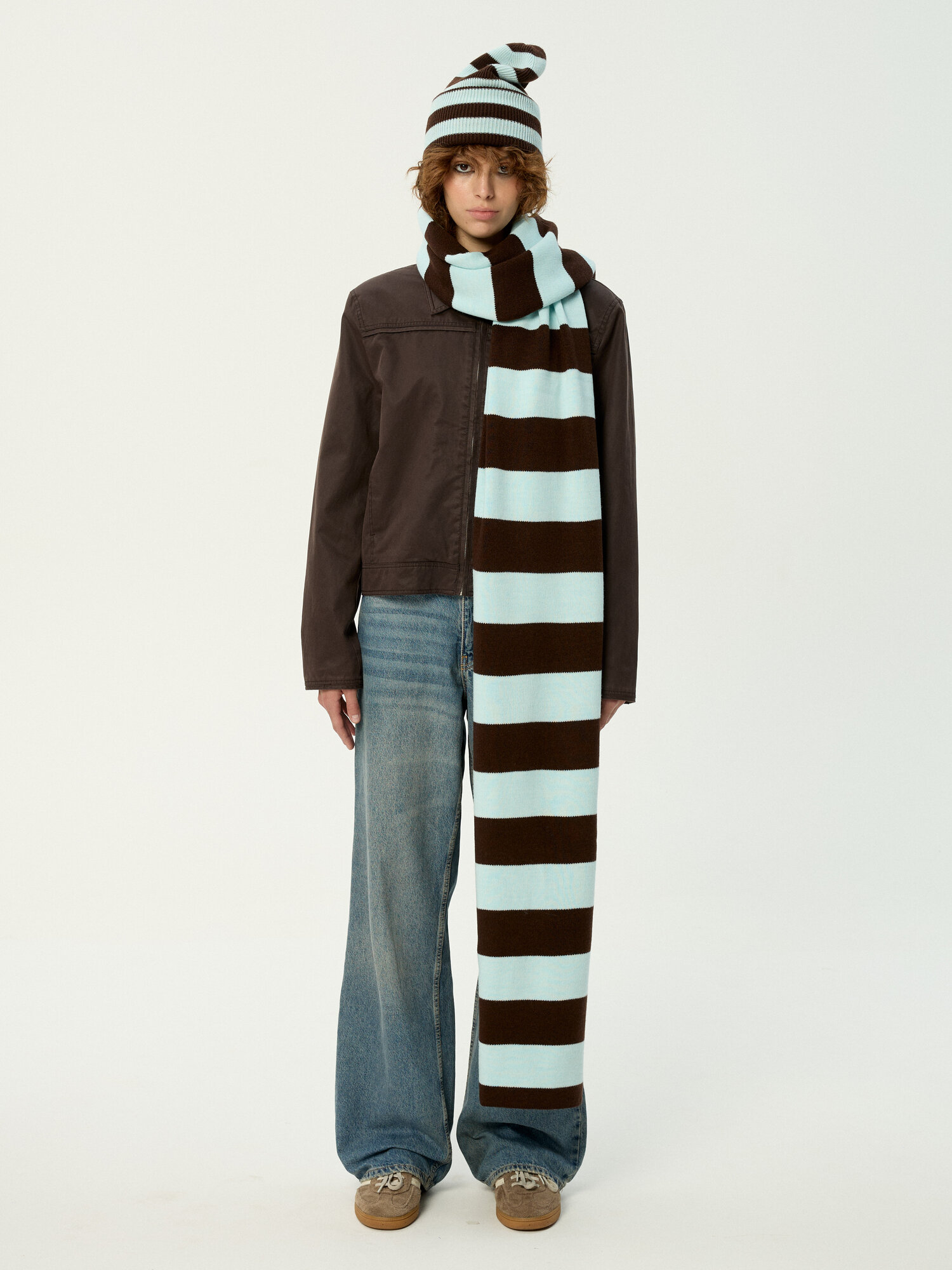 Шарф вязанный шарф