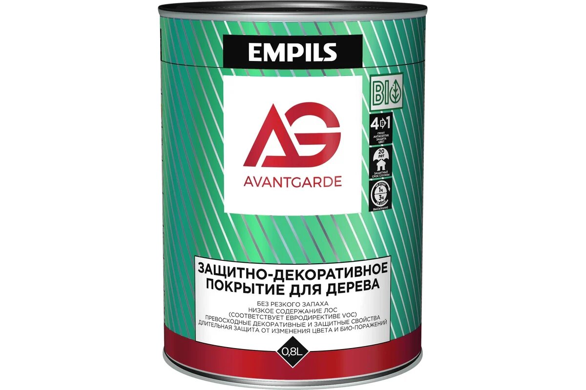 Avantgarde защитно-декоративное покрытие для дерева красное дерево 0.8 л 0.8 кг