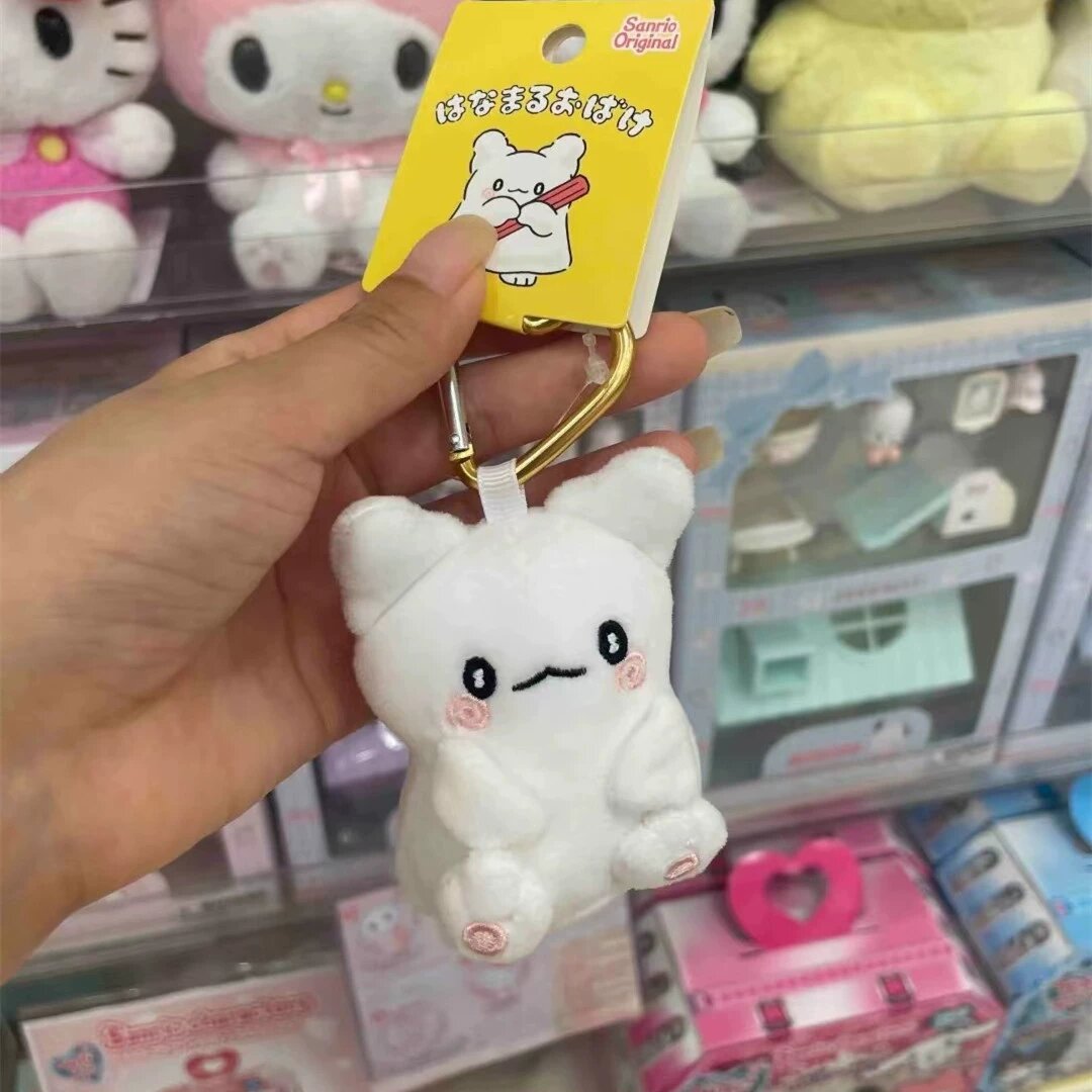 Оригинальный японский брелок Sanrio: плюшевая кукла Китти и Куроми, застежка-сердце, в стиле Джису Хана Мару Гай, в том