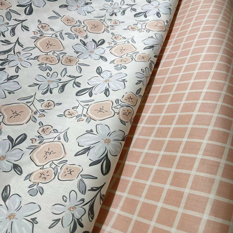 Ткань из чистого хлопка для детского сада, мультяшная хлопковая ткань, детская осенне-зимняя одежда, плотный твил, ширина 1.6m дюймов