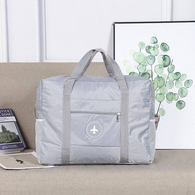 Мягкая ручная сумка-органайзер для одежды с молнией, портативная складная сумка для хранения из оксфордской ткани