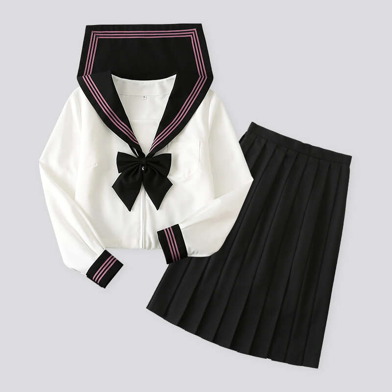 Формальный комплект JK, летний моряцкий костюм, базовый полный комплект, женский японский стиль, студенческий стиль, школьная форма