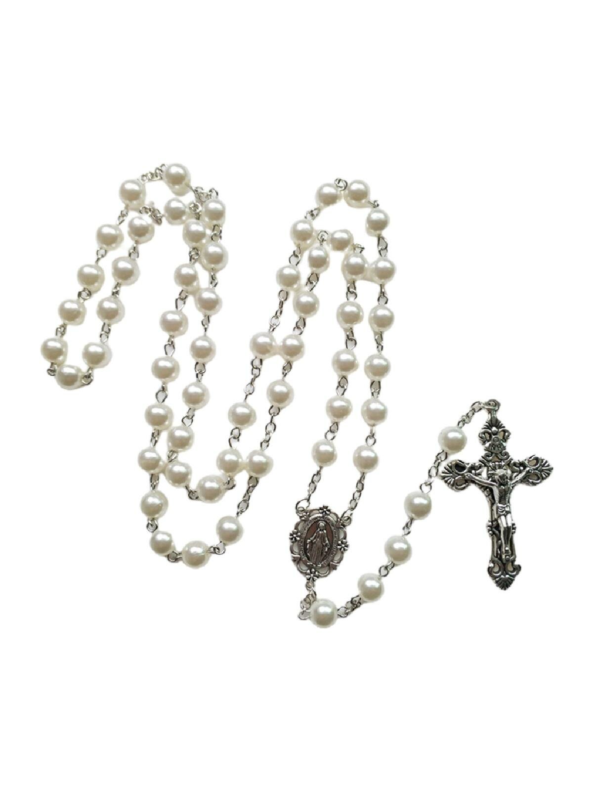 Католические Четки Богоматери Розария Крест для Мужчин и Женщин Ожерелье для Четок