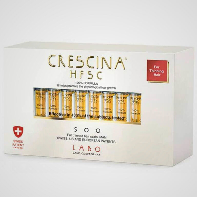 Лосьон для стимуляции роста волос для мужчин 500 40 амп Crescina Hfsc 100% Re-Growth 500 Лосьон 40 АМП