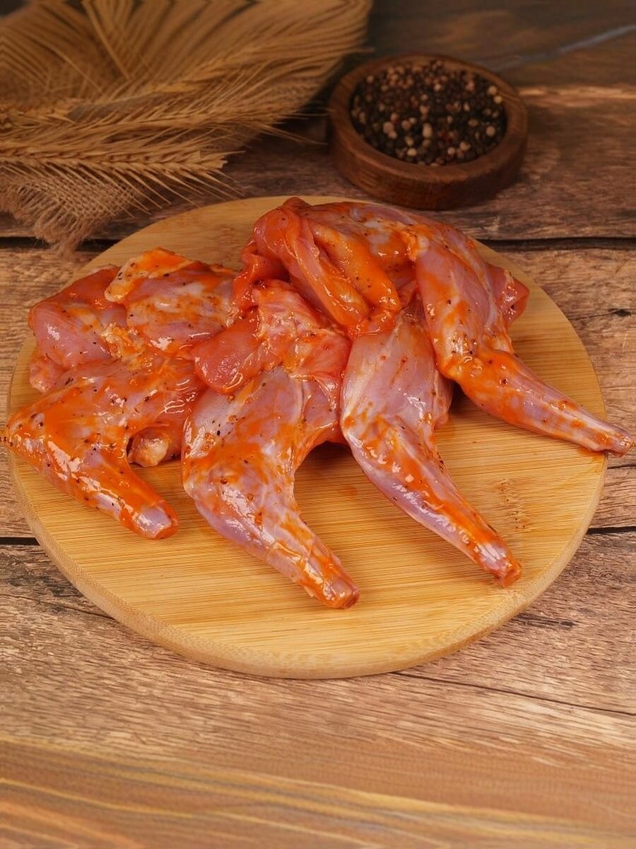 Ножки передние кролика в маринаде 750 гр, Ферма Евгения Рошаля