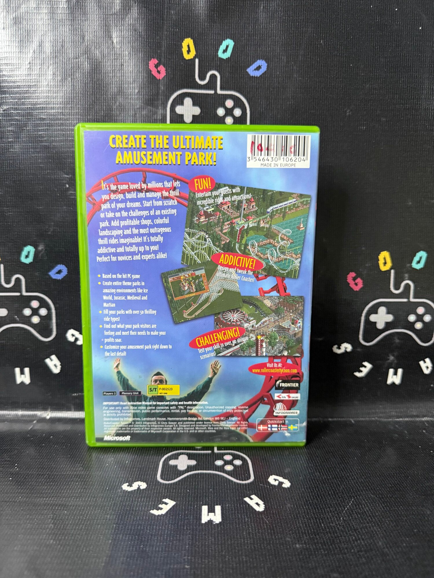 Игра Roller Coaster Tycoon Xbox — фото 1