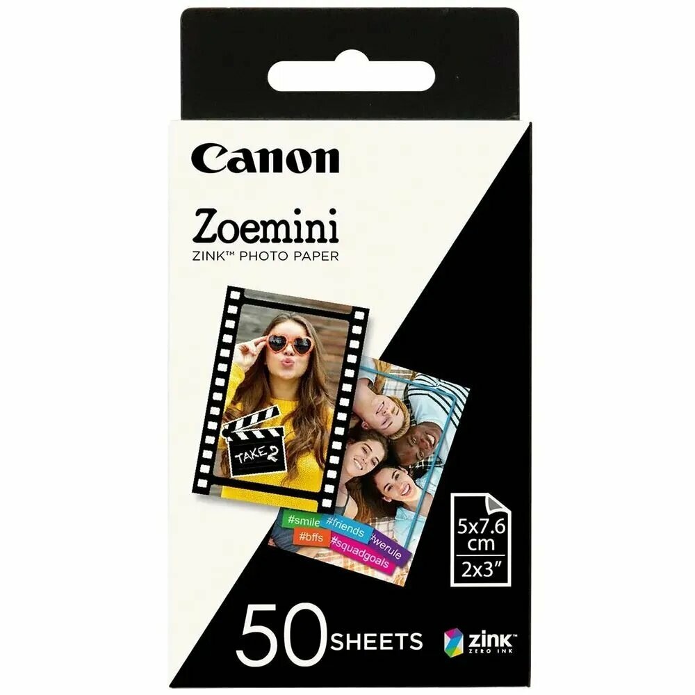 Zoemini Картридж для фотоаппарата Canon Zink Photo Paper 50 листов (ZP-2030-50)