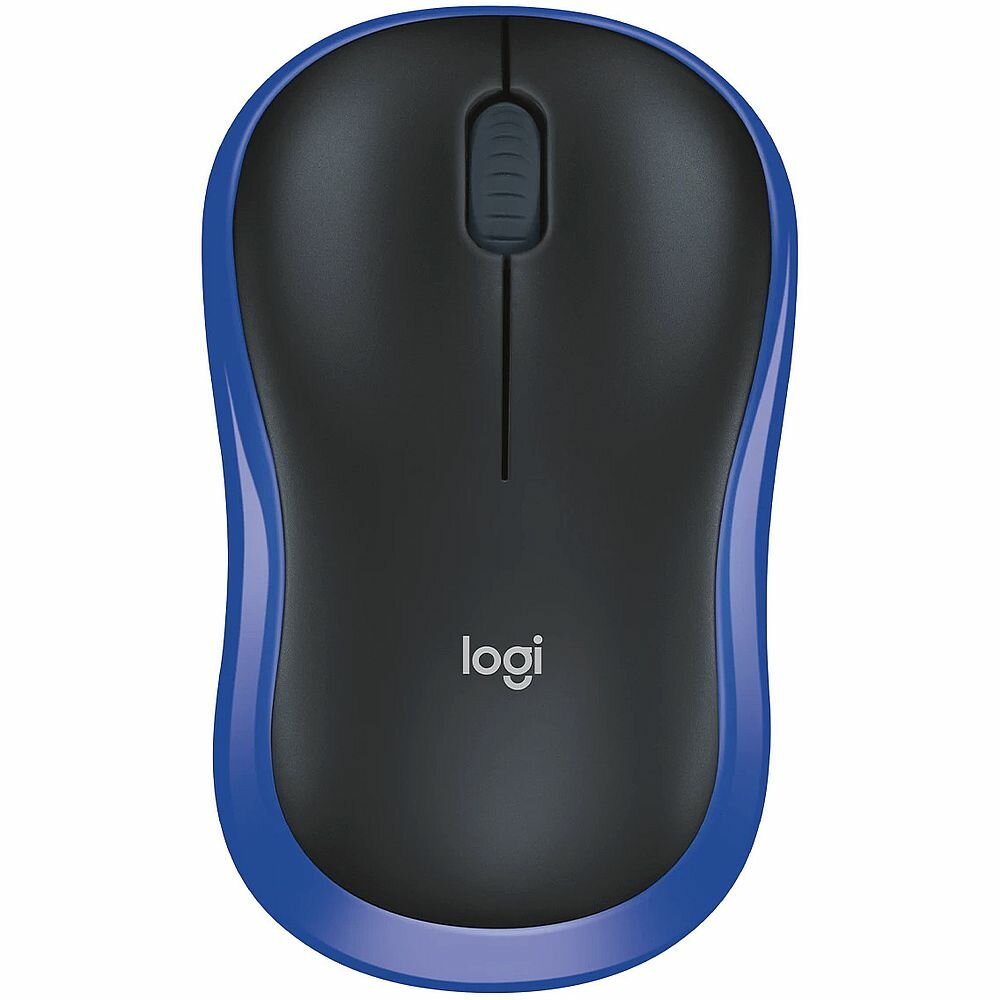 Мышь Logitech Мышь беспроводная Logitech M185 Blue синяя, оптическая, 1000dpi, 2.4GHz, USB-ресивер Logitech Unifying®, {10} (028852) уц-2-1