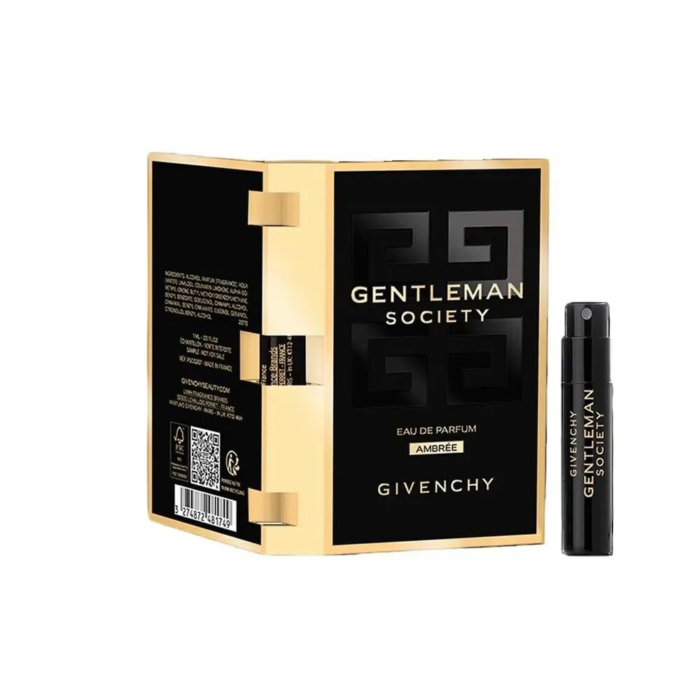 Givenchy Gentleman Society Ambree парфюмерная вода 1 мл