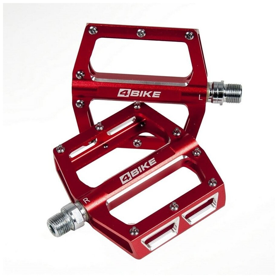 Педали велосипедные 4BIKE K303 123х98х18 мм с промышленными подшипниками ось Cr-Mo